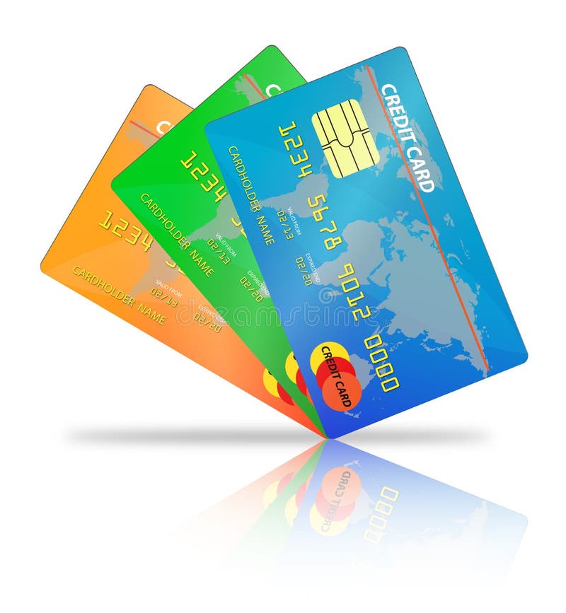 Credit Card stock illustration. Illustration of secure - 28207643