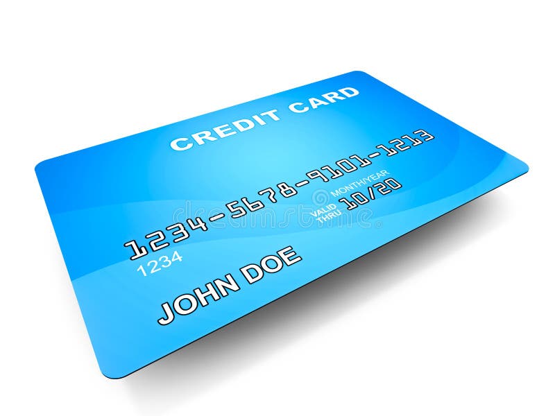 Credit card stock illustration. Illustration of financial - 29013818