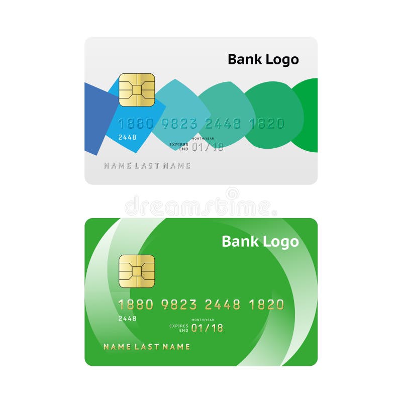 Credit Card Abstract Design Stock Vector - Illustration of exchange ...