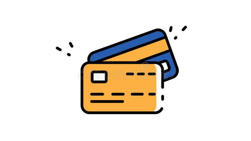 Credit Card Animation Motion Loop Video, Bank Card Animation Video ...