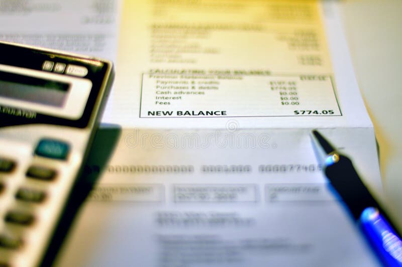 Credit Card Balance stock image. Image of card, visa - 17040469