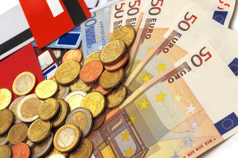 Credit card and cash stock image. Image of income, gold - 4332805