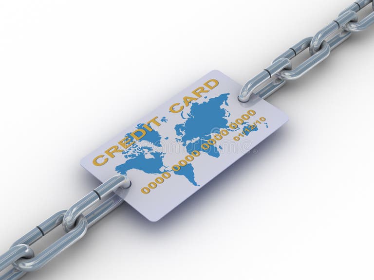 Chain Link Credit Card Stock Illustrations – 286 Chain Link Credit Card ...
