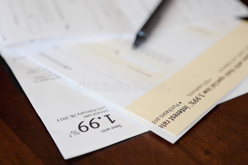 Credit card cheque stock image. Image of banking, number - 23793629