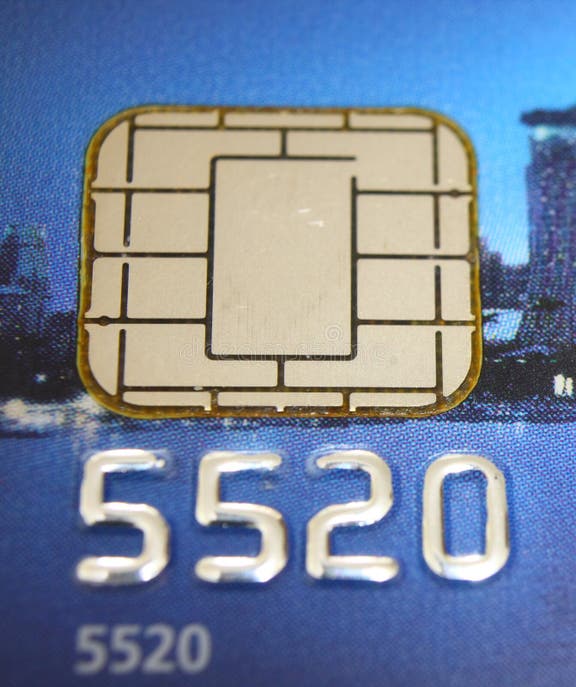 Credit Card Chip stock photo. Image of detail, texture - 15190904