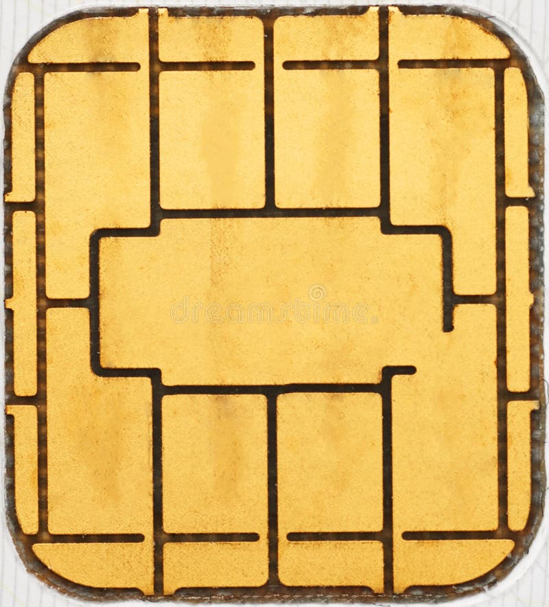 Credit Card Chip Macro Texture As Abstract Background Stock Photo ...