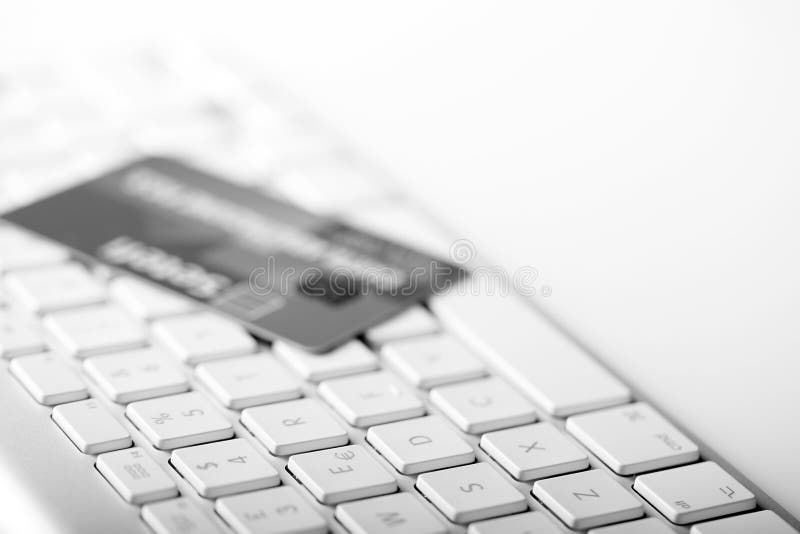 Credit Card on a Computer Keyboard Editorial Photo - Image of banking ...