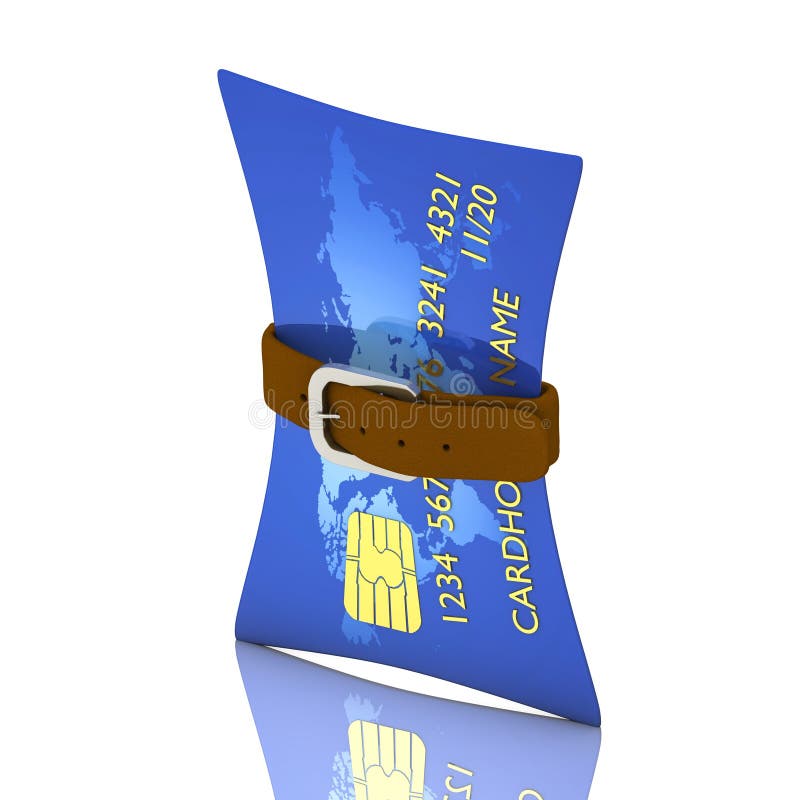 Credit card crisis stock illustration. Illustration of credit - 41928046