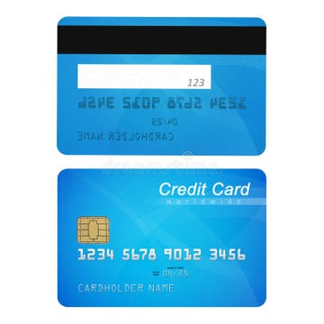 Debit Card Front Back Stock Illustrations – 1,051 Debit Card Front Back ...