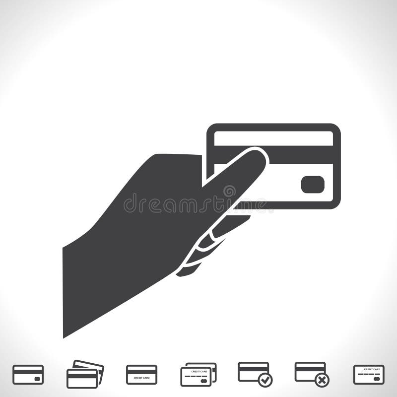 Credit Card Payment Device, Buy and Sell Products Digital Icon. Stock ...