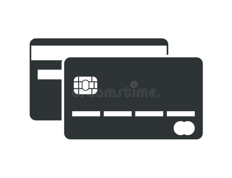 Credit Card Icon. Bank Card. Flat Design Stock Illustration ...