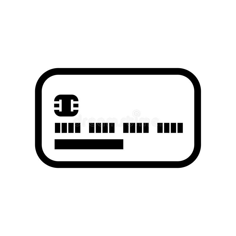 Credit card icon stock vector. Illustration of pictogram - 180826551