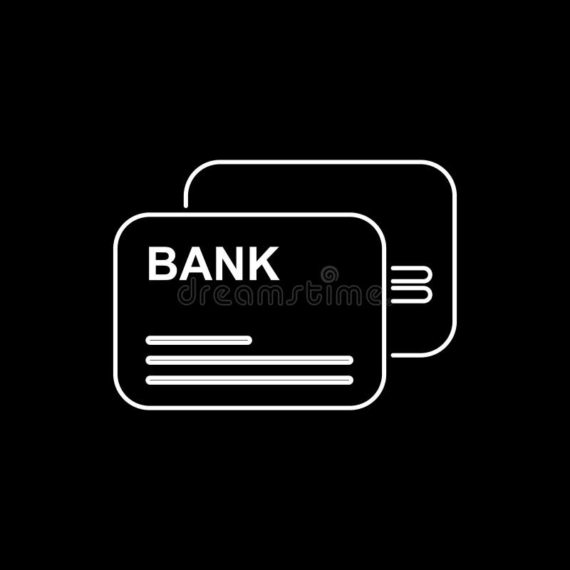 Credit Card Icon Flat Simple Vector Illustration Stock Vector ...