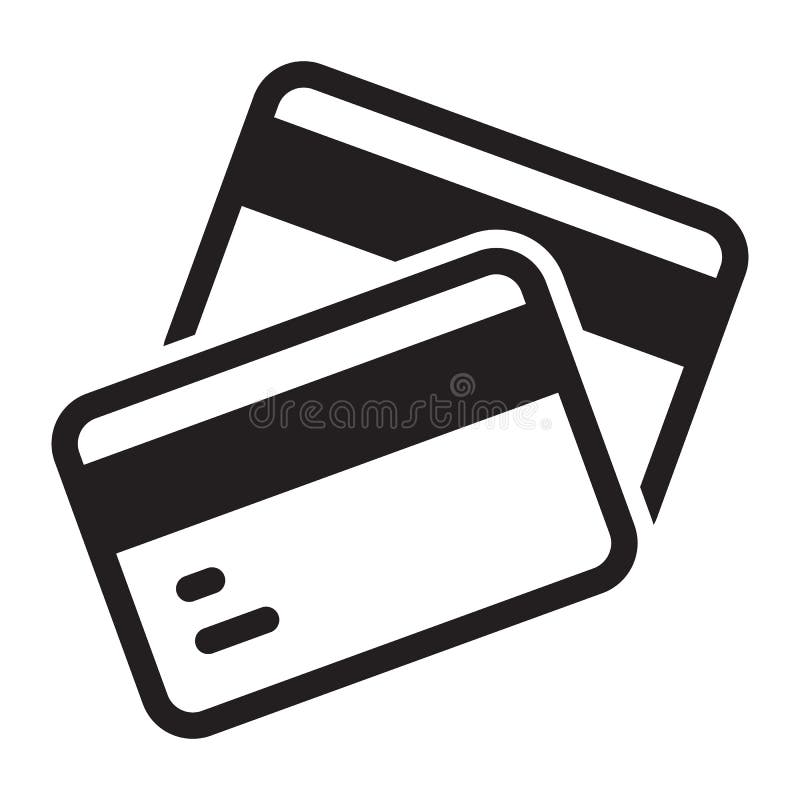 Credit Card Icon. Internet Payment Card Vector Illustration Stock ...