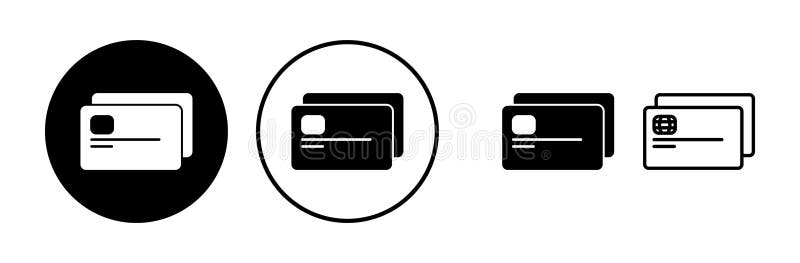 Credit Card Icon . Payment Icon. Debit Payment Icon Stock Vector ...