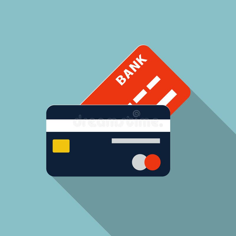 Credit Card illustration stock vector. Illustration of bank - 85353083