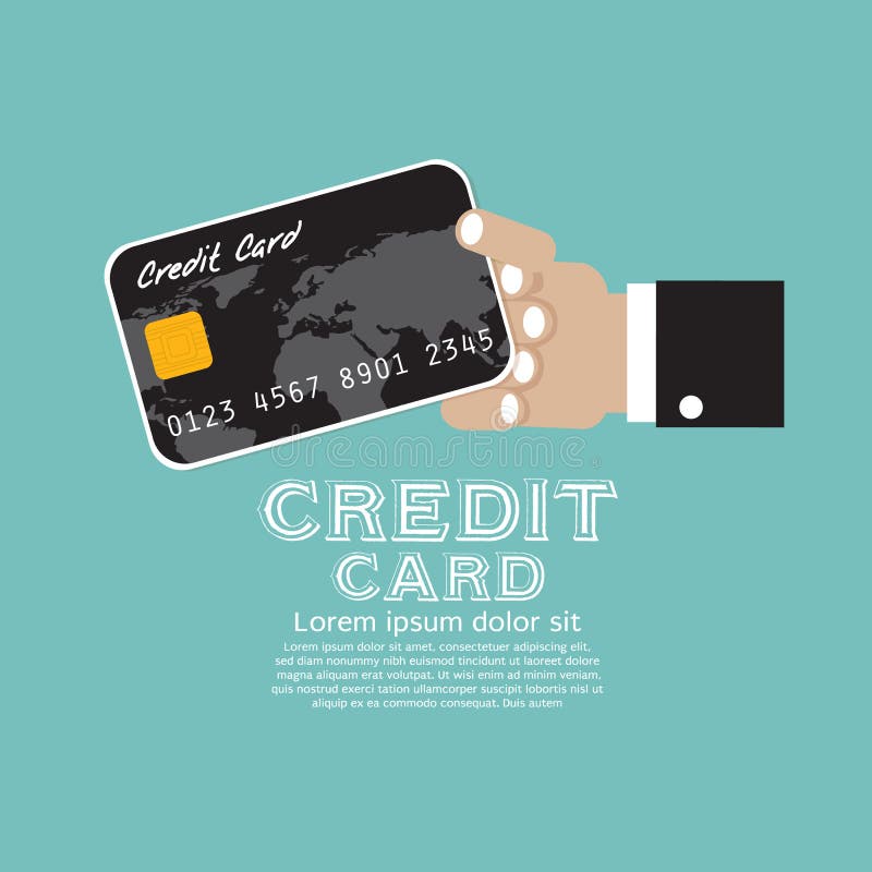 Credit Card Torn Up stock illustration. Illustration of card - 16350572