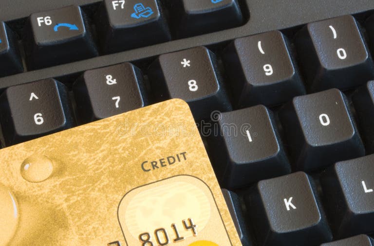 Credit card an keyboard stock photo. Image of financial - 4852308