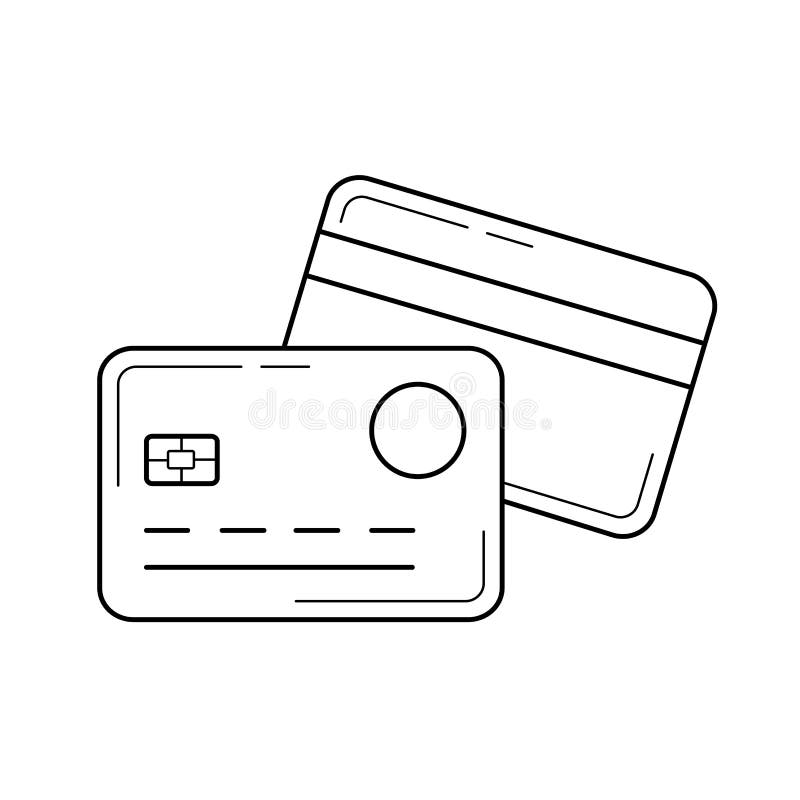 Credit Card Draw Stock Illustrations – 820 Credit Card Draw Stock ...
