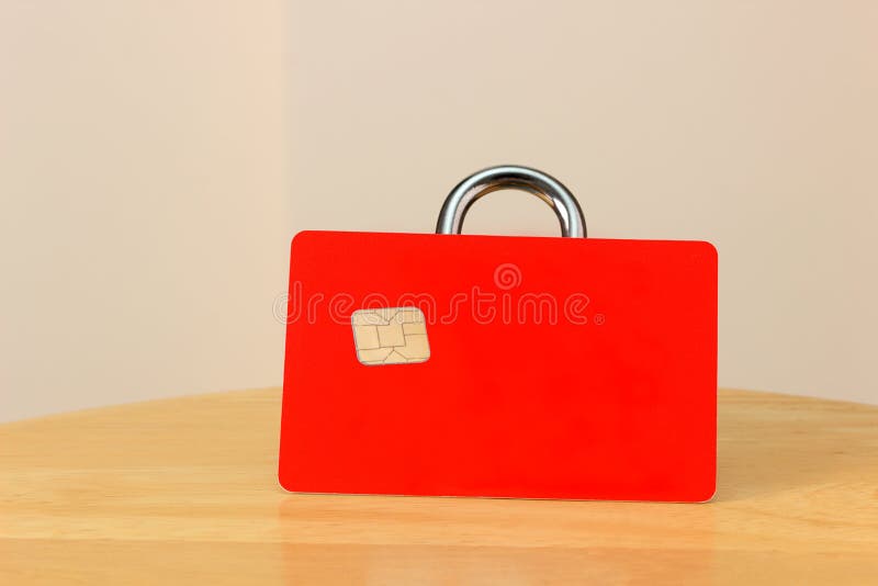 Credit card lock stock image. Image of dues, arrears - 83402405