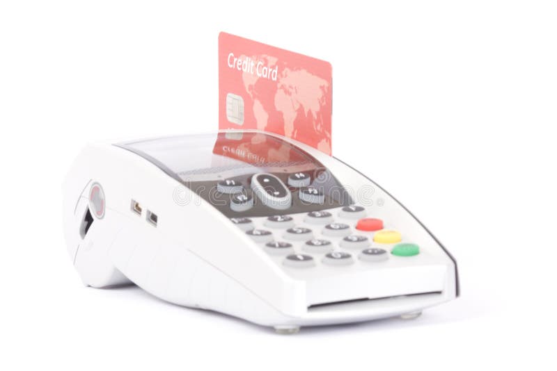 Credit card machine stock photo. Image of spend, store - 23347750