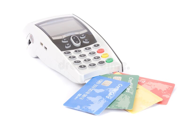 Credit card machine stock photo. Image of spend, store - 23347750