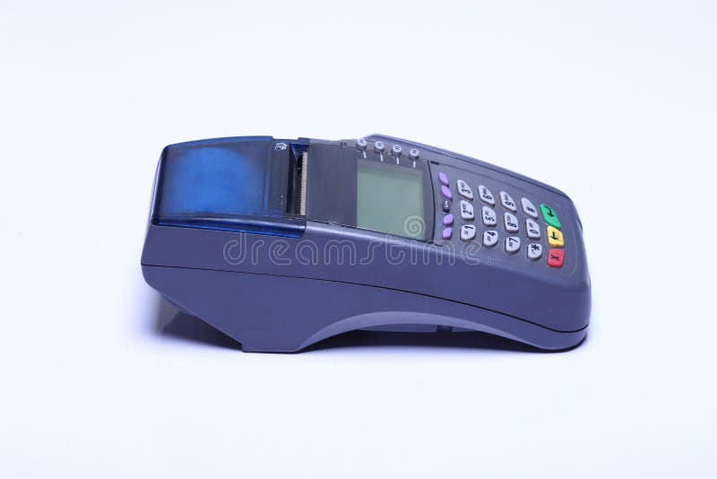 Credit Card Machine Device, Object Stock Photo - Image of electronic ...