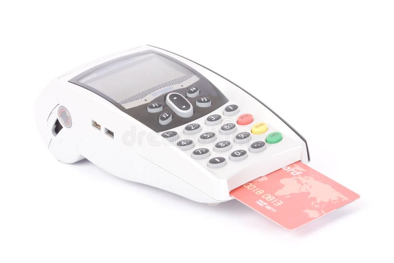 Credit card machine stock photo. Image of spend, store - 23347750