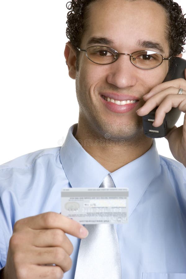 Credit Card Man stock photo. Image of phone, smile, background - 1936190