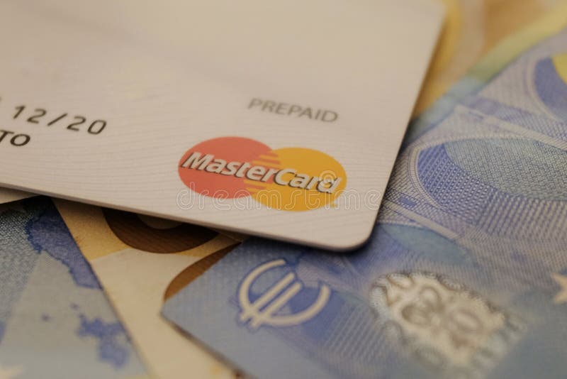 Credit Card with the Mastercard Mark Editorial Photo - Image of closeup ...