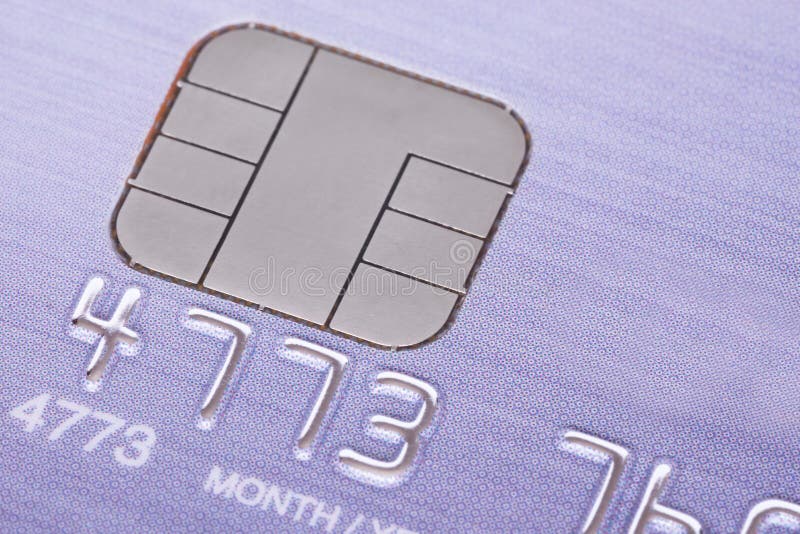 Credit Card with Micro Chip Stock Image - Image of bankcard, debit ...