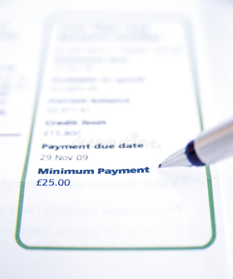 Envelope - Payment Due Notice Letter Stock Image - Image of ...