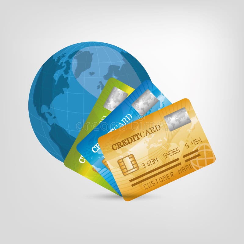 Credit card money stock vector. Illustration of finance - 80234671