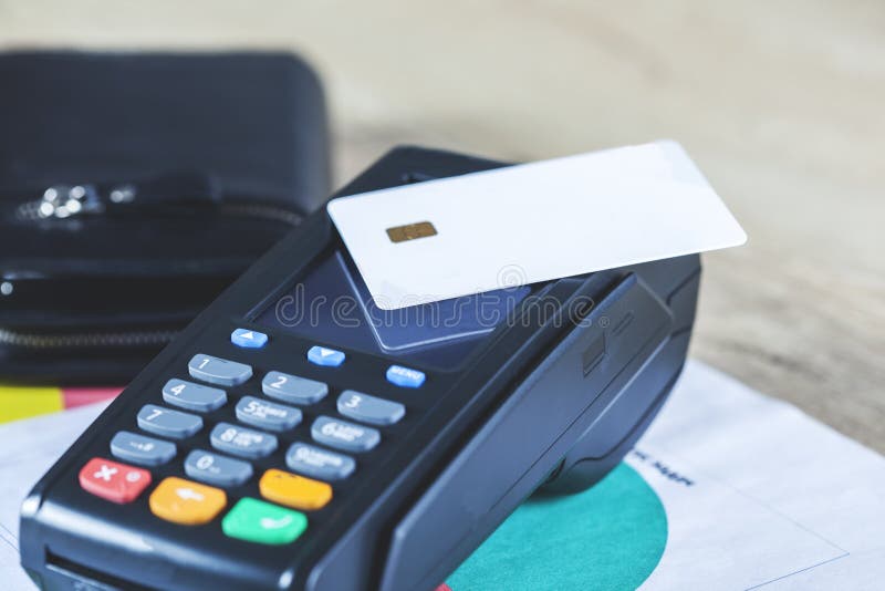 Credit card on payment stock photo. Image of bank, debt - 166113040