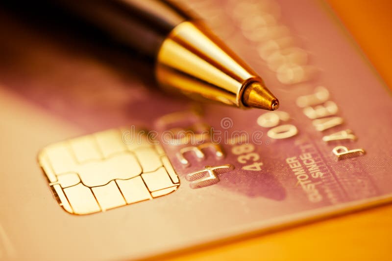 Pen and credit card stock photo. Image of card, shopping - 3289460