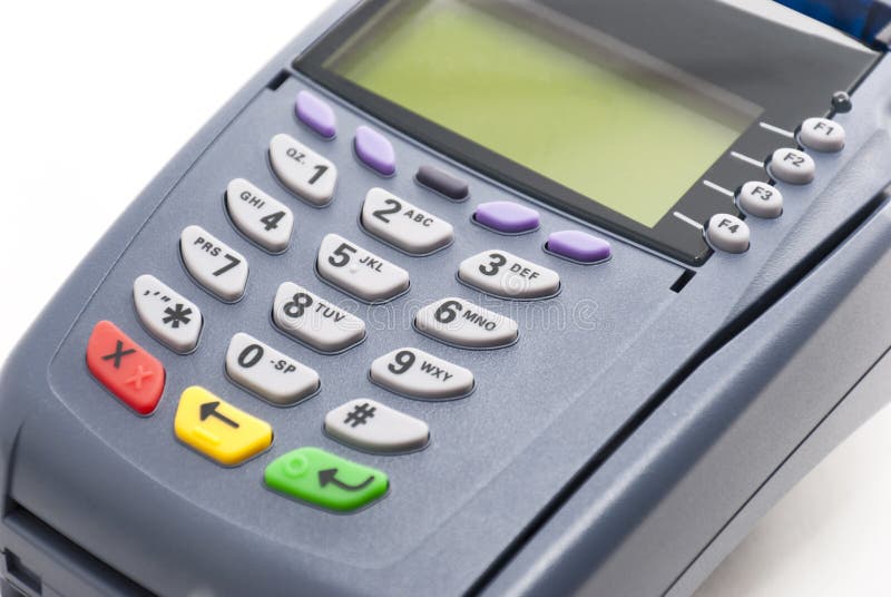 Credit card reader stock photo. Image of paying, card - 21728420