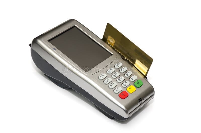 Credit card reader stock image. Image of equipment, banking - 23285055
