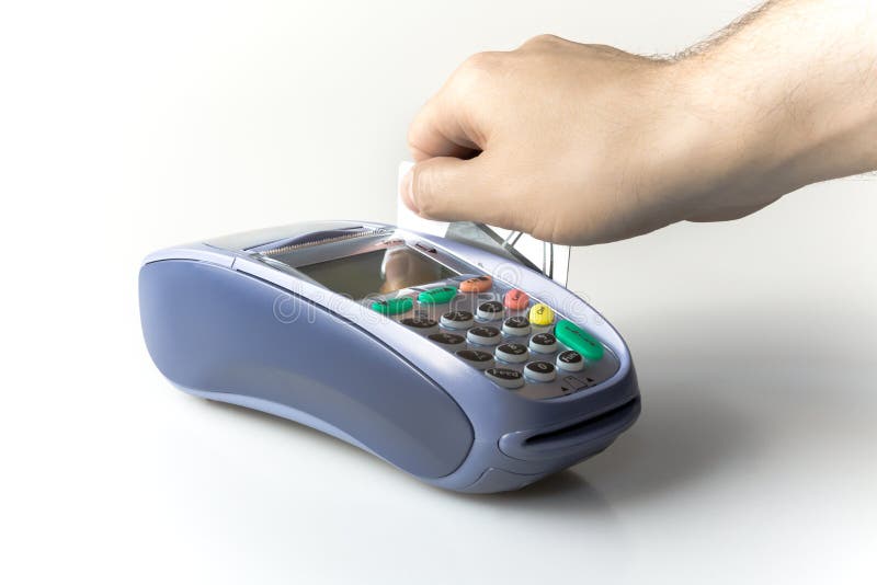 Credit Card Reader stock image. Image of cashier, global - 37836557