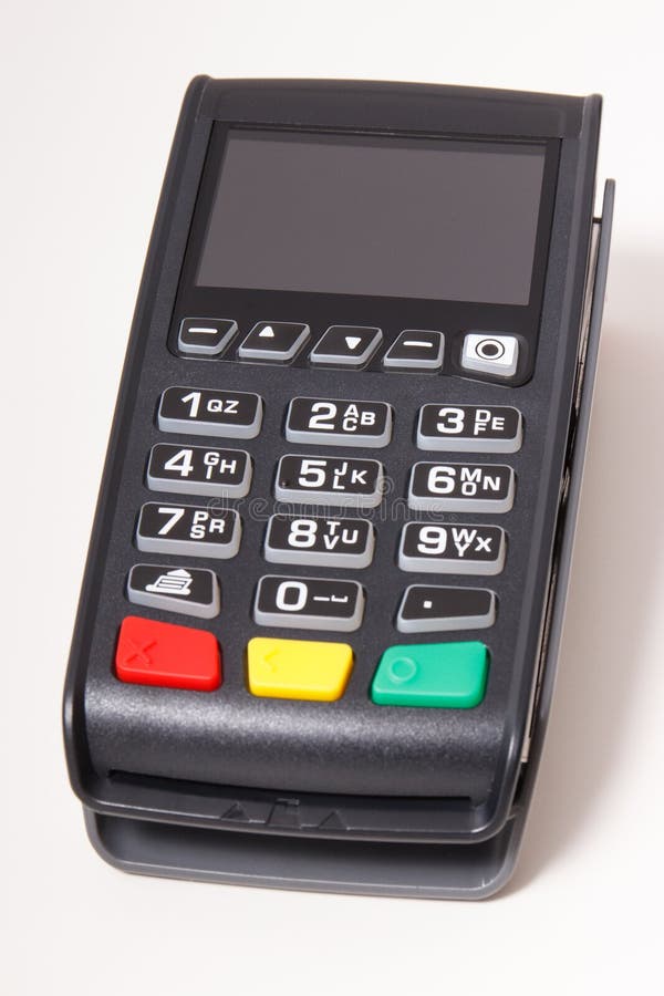 Credit Card Reader As Device Using for Cashless Paying. Payment ...