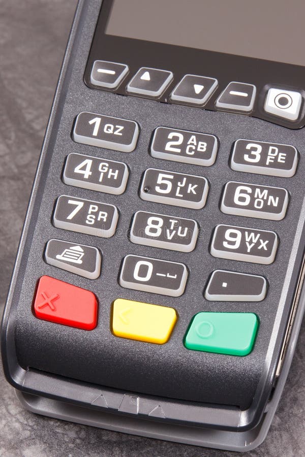 Credit Card Reader As Device Using for Cashless Paying. Payment ...