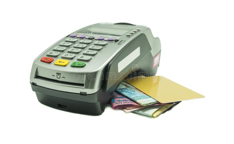 Credit Card reader stock image. Image of reader, shopping - 52294171