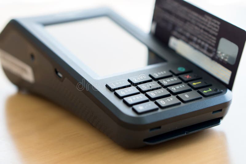 Credit card reader stock image. Image of purchase, retail - 120317407