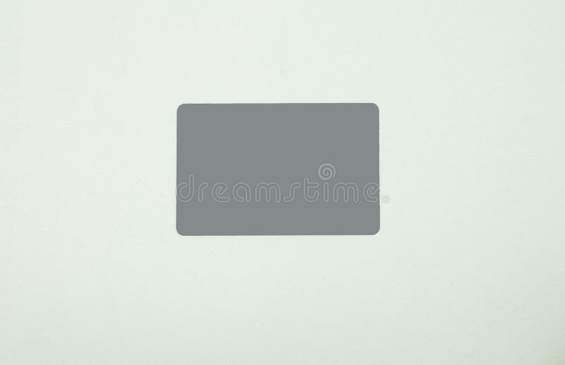 Credit Card Rectangular Shape Frame Gray Copy Space for Your Text on ...