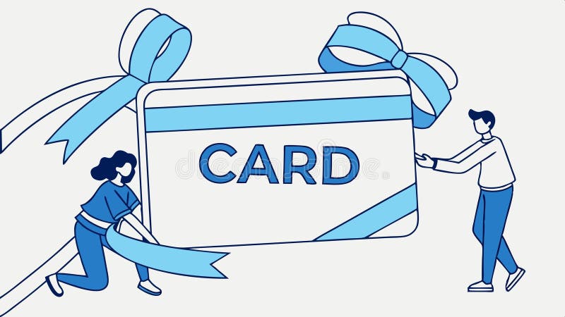 Credit Card with Ribbon, Finance and Payment Method Vector Design ...