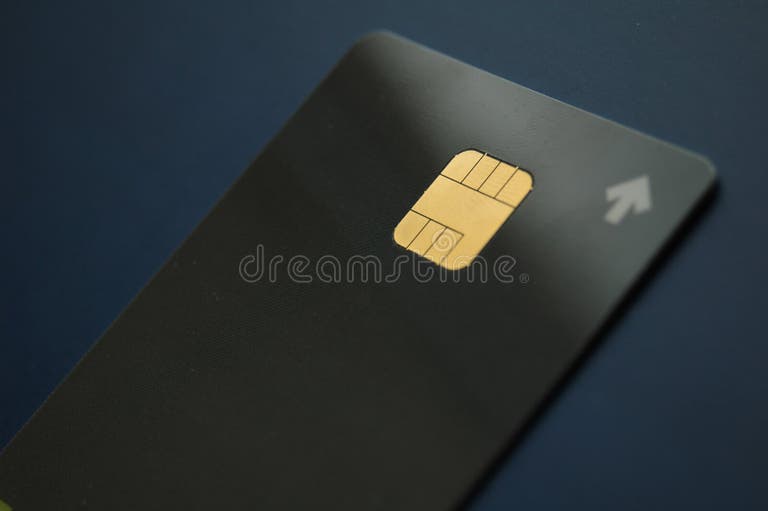 Credit card security chip stock image. Image of online - 6358219