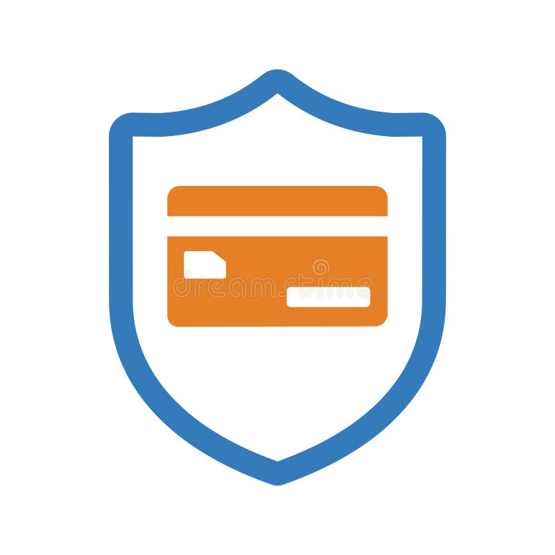 Credit Card Security Icon Design Stock Vector - Illustration of account ...