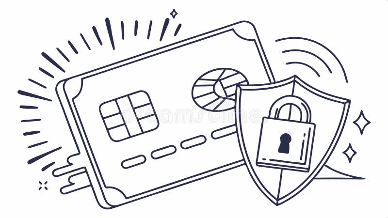 Credit Card Security, Payment Protection and Financial Safety Vector ...