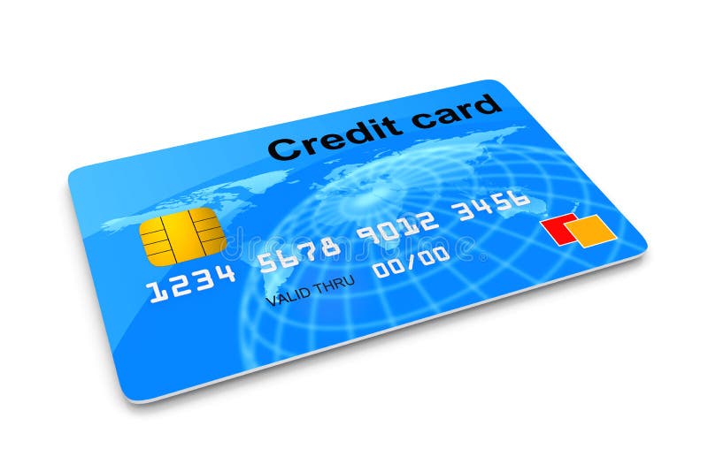 Credit Card stock illustration. Illustration of chip - 87155883