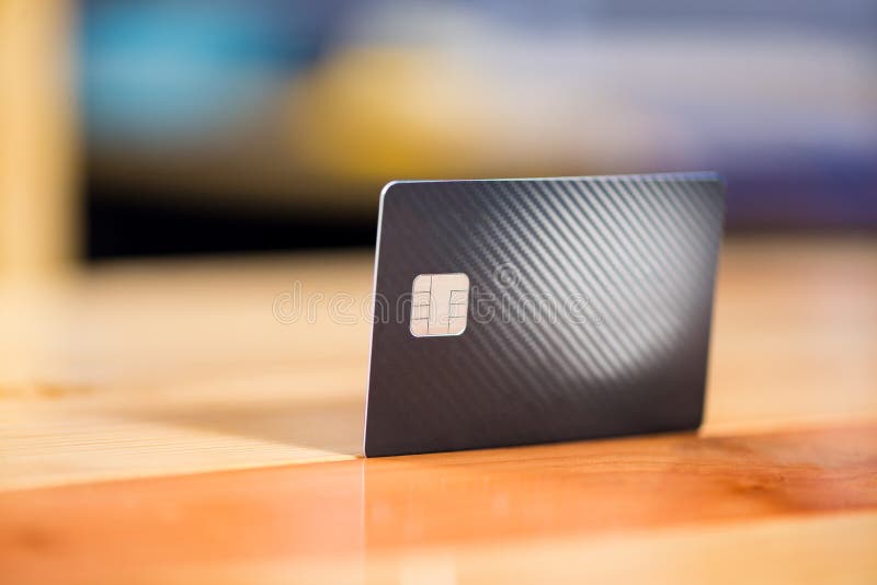 Credit Card on the Table. Shallow Focus and Soft Tone Stock Image ...