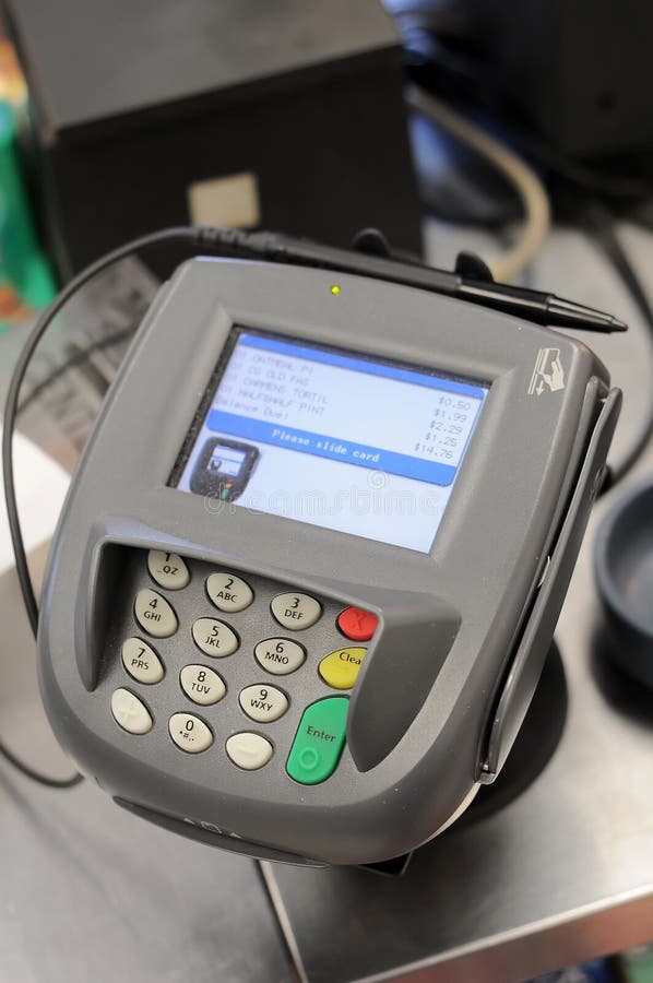 Retail card reader stock image. Image of finance, sale - 97168609